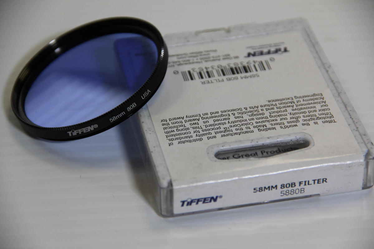 Outlet Tiffen 58mm 80B Colour Conversion Filter – Tiffen International ...